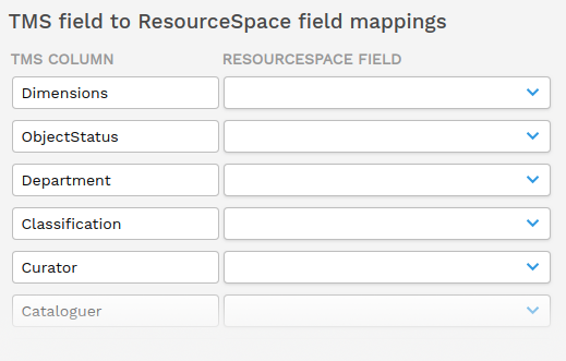 TMS link | ResourceSpace TMS link | ResourceSpace