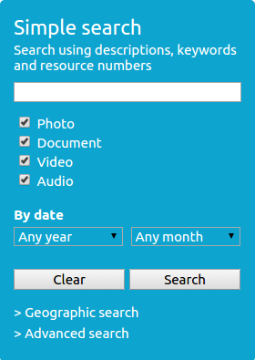 Simple search | ResourceSpace